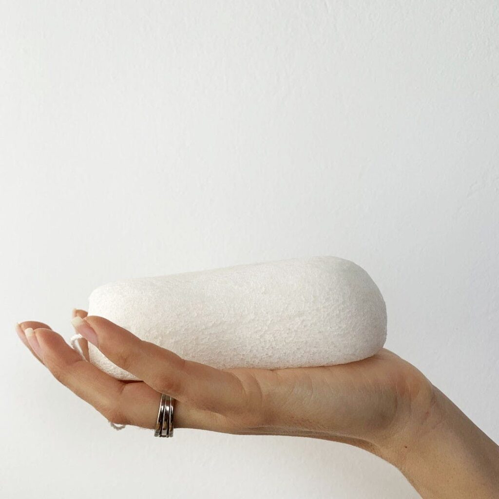 Konjac spons voor je lichaam - vegan natuurcosmetica Druantia